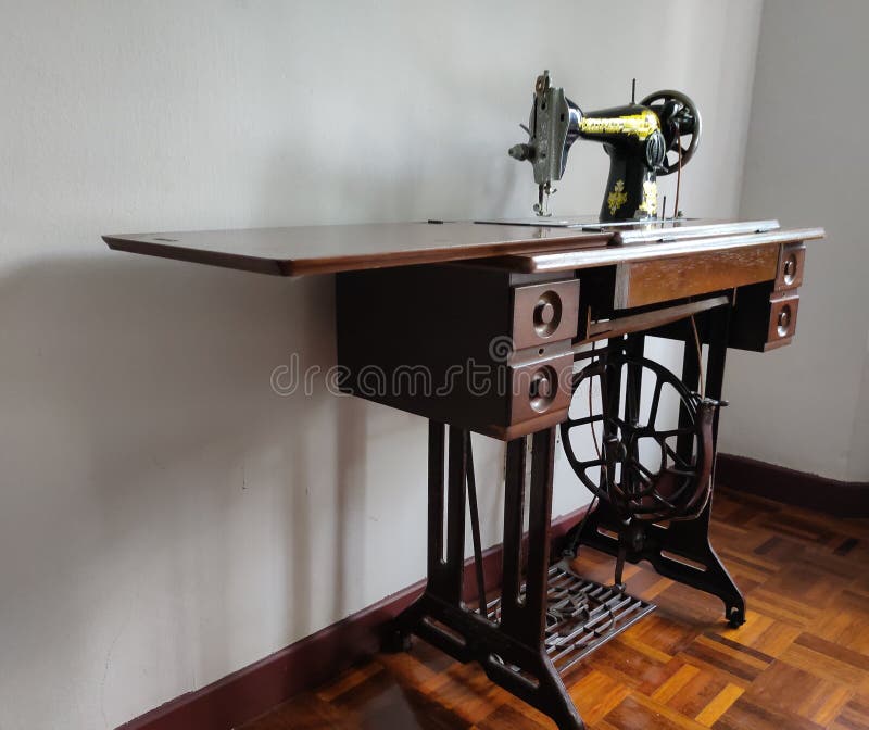 Antique Sewing Machine - Unique and Classic Editorial Stock Photo ...