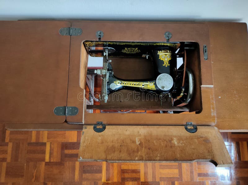 Antique Sewing Machine - Unique and Classic Editorial Photo - Image of ...