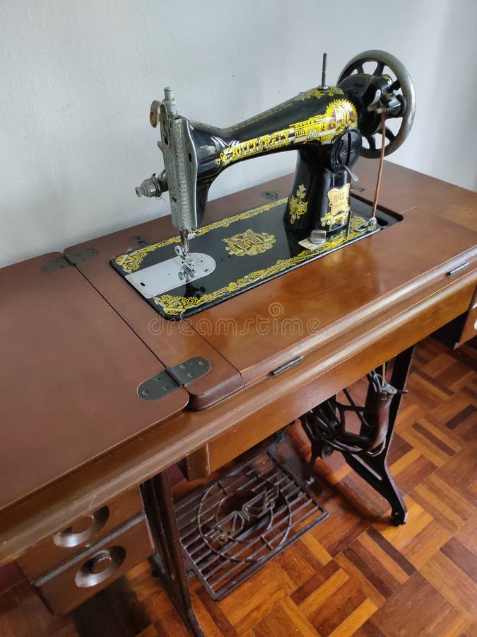 Antique Sewing Machine - Unique and Classic Editorial Stock Image ...