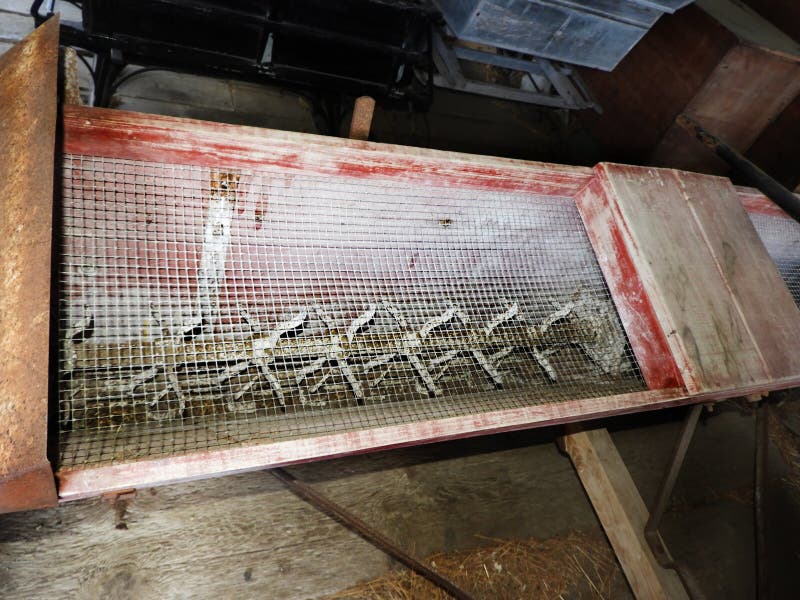 Antique Shaker Green Corn Cutter Farm Equipment Stock Image - Image of ...