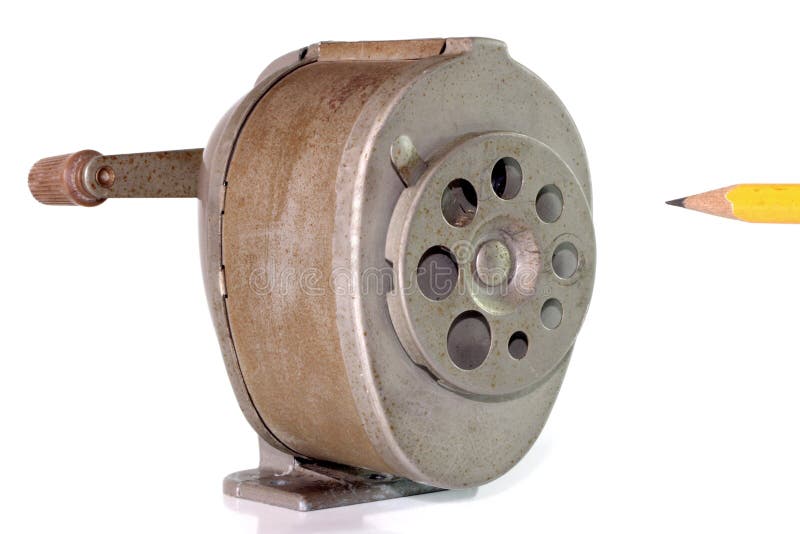 Old School House Pencil Sharpener Stock Image - Image of antique ...