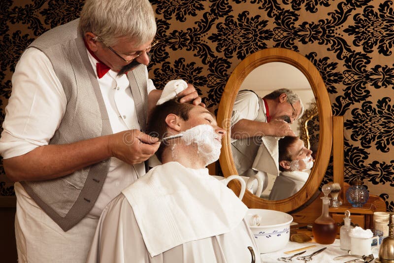 Antique shave stock photo. Image of archaic, reflection - 20441554