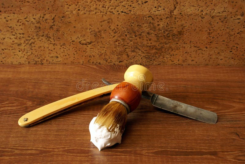 Antique Shaving stock photo. Image of facial, metal, classic - 20755082