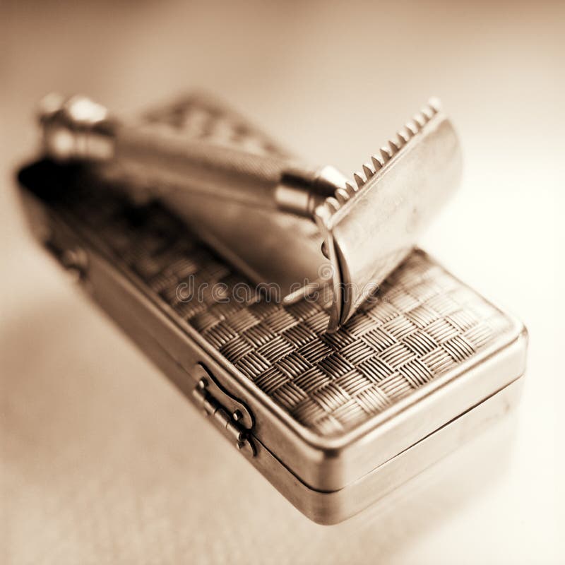 Man shaving razor. stock image. Image of masculine, masculinity - 76112143