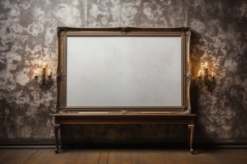 Antique Shop Frame Template Stock Illustration - Illustration of ...