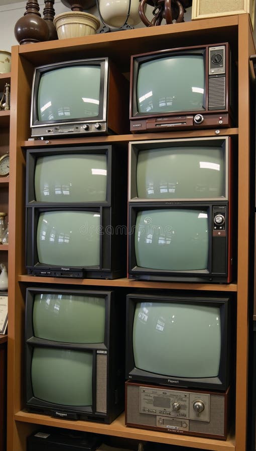 Antique Shop Showcases Assorted Television Designs through Various ...