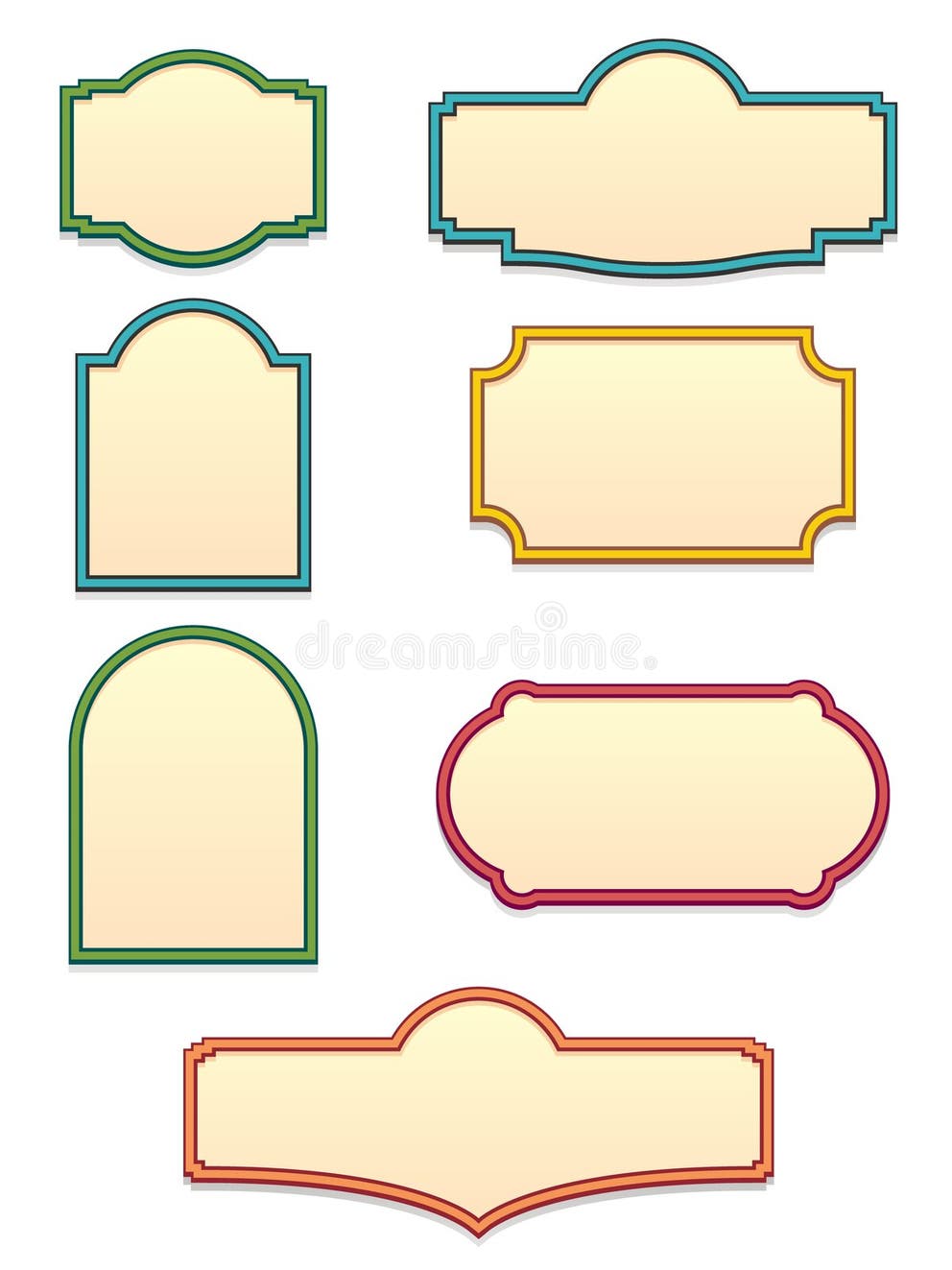 Blank Sign Templates Stock Illustrations – 7,700 Blank Sign Templates ...