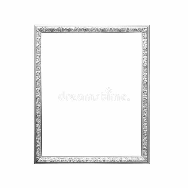 Silver frame stock image. Image of frame, ancient, classical - 5902667