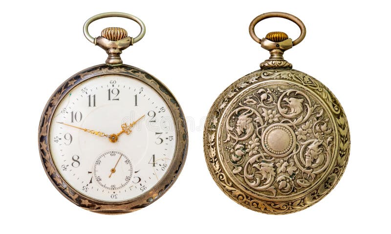 Vintage Pocket Watch Front Back Stock Photos - Free & Royalty-Free ...