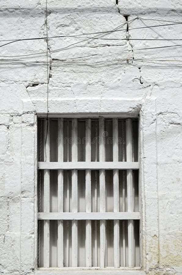 Old Spanish Window and Wall Stock Photo - Image of mexican, detail ...