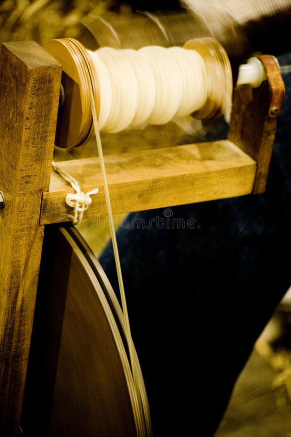 Antique spinning machine stock photo. Image of wood, loom - 2474172