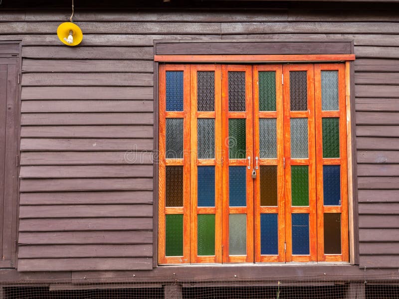 Antique Stained Glass Window Stock Image Image Of Background Front 324926479
