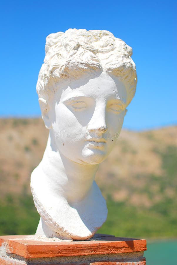 Antique statues in Greece stock photo. Image of color - 22413162