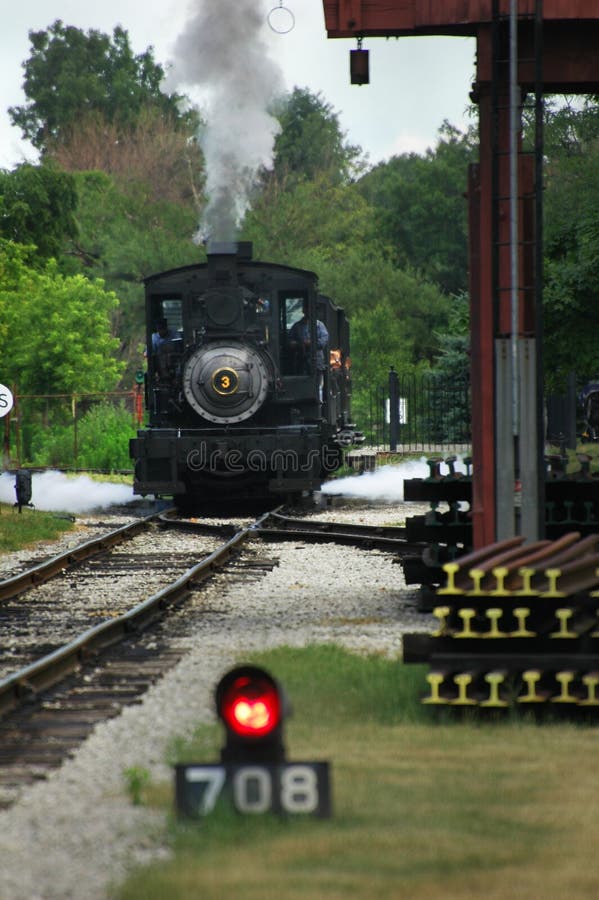 Steam Locomotive stock photo. Image of railroad, steam - 189458