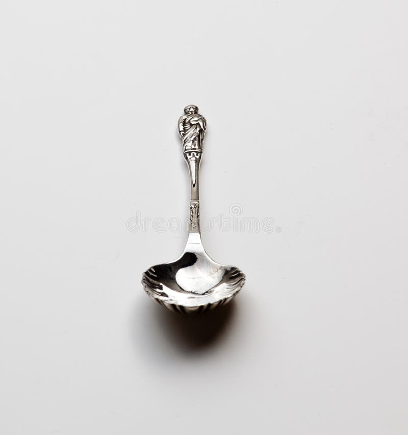 Silver spoon stock photo. Image of utensil, cooking, shiny - 12197202