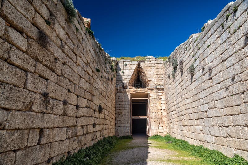 Antique Stone Building in Greece Stock Image - Image of architecture ...