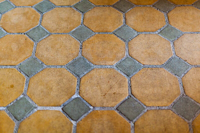 Antique Stone Tile Floor Pattern Stock Image - Image of architecture ...