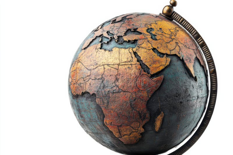 Antique Styled Globe stock illustration. Illustration of authentic ...