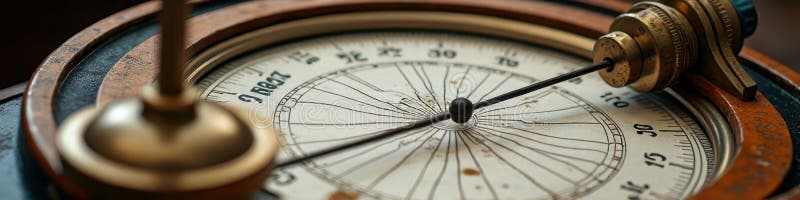 Antique Sundial Close-up Displaying Time with Intricate Design Elements ...