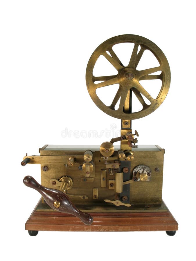 Antique telegraph isolated stock image. Image of signal - 11927545