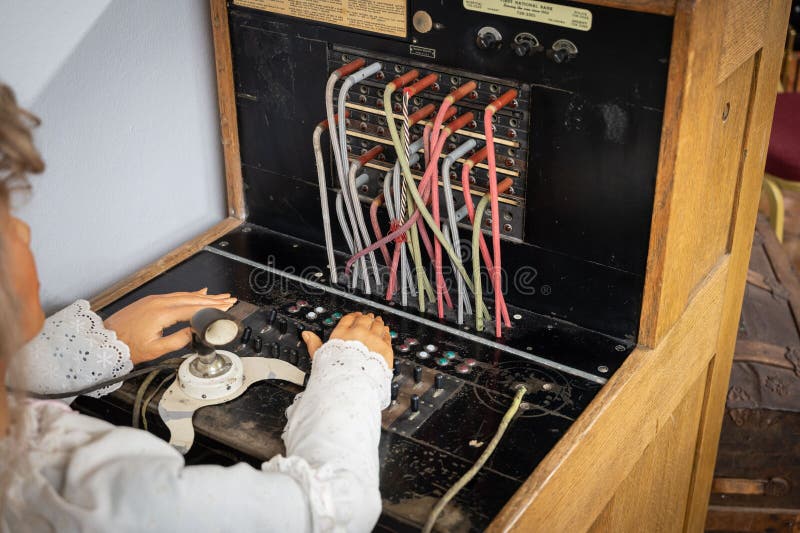 An Old Telephone Exchange Switchboard Editorial Photo - Image of ...