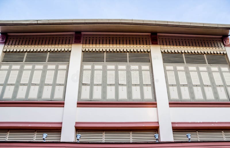 Antique Thai style window stock photo. Image of decorative - 70595640