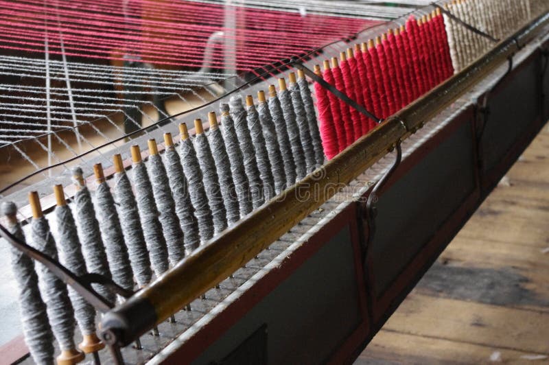 An Antique Thread Spooling Machine Stock Photo - Image of pioneer ...