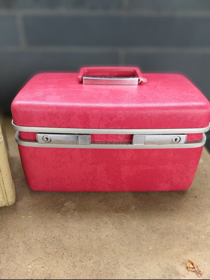 Antique train case stock photo. Image of train, pink - 162143366