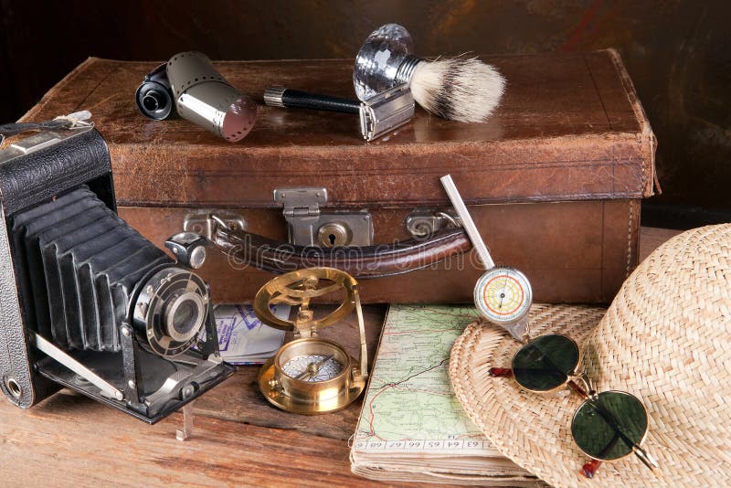 Antique traveller stock image. Image of measurer, plan - 13890575