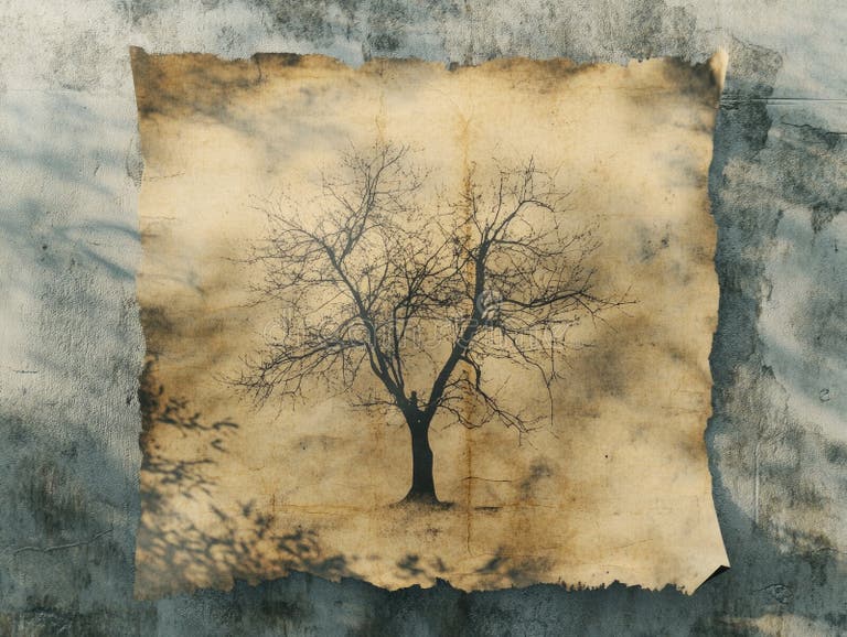 Antique Tree Map stock photo. Image of paper, scientific - 362981006