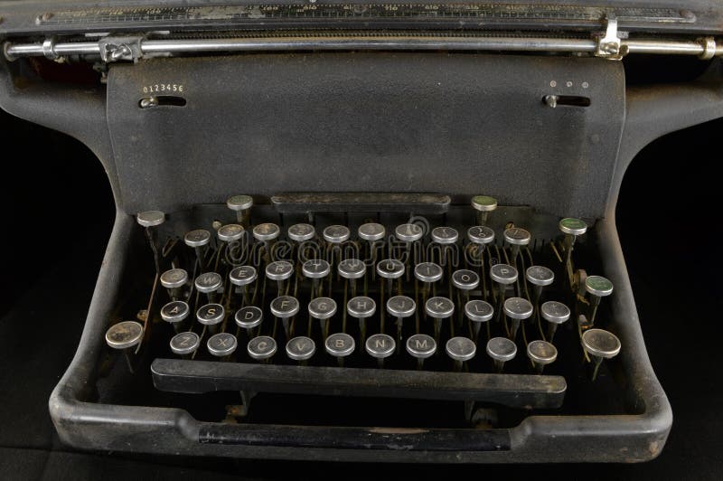 Antique type machine stock image. Image of communication - 2222475