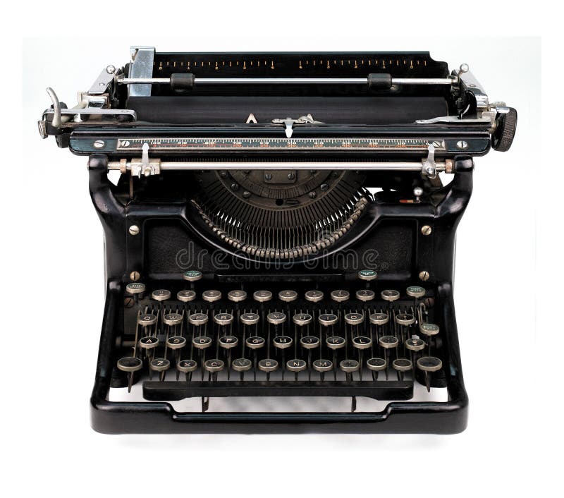 Antique typewriter stock image. Image of manual, journalism - 1143509