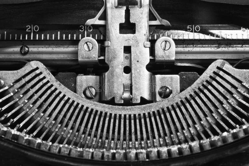 Antique typewriter stock image. Image of macro, writer - 6430407