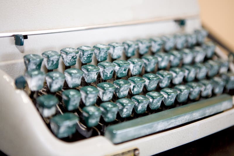 Antique Typewriter Keys stock image. Image of vintage - 9150129