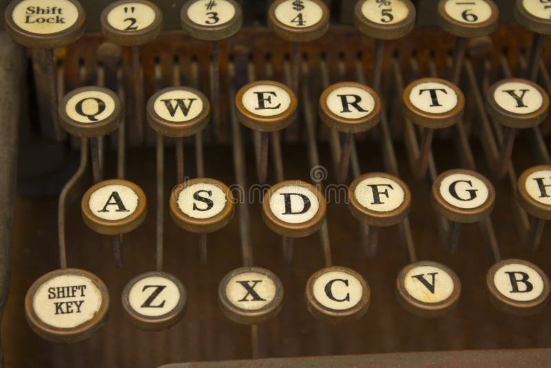 Typewriter stock photo. Image of education, script, round - 400874