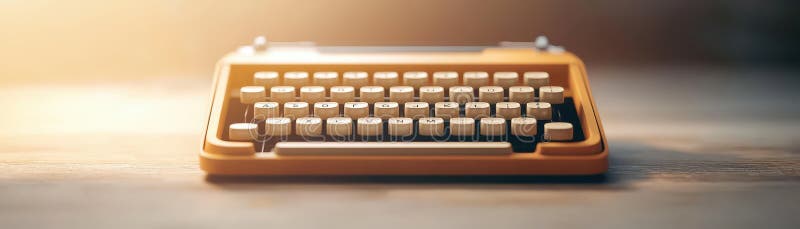 Antique Typewriter on Wooden Table, Glimpse into Vintage Writing and ...