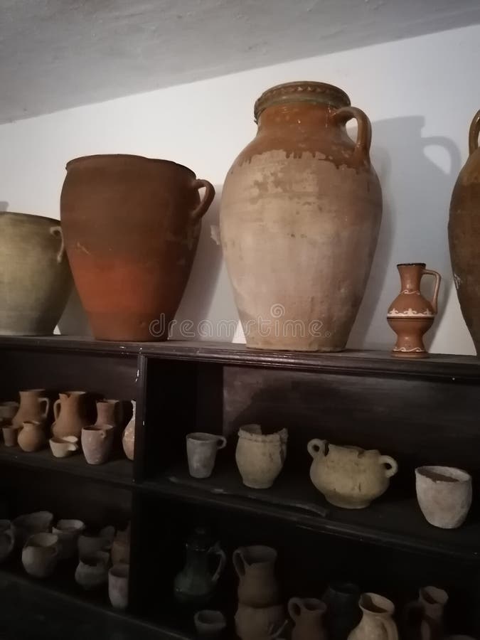 Antique utensils Chechnya editorial stock image. Image of shelf - 253179239