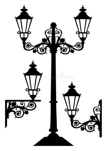 Old Gas Street Lamp Stock Illustrations – 625 Old Gas Street Lamp Stock ...