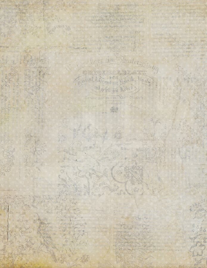 Antique Vintage Grungy Textured Paper Stock Image - Image of vintage ...