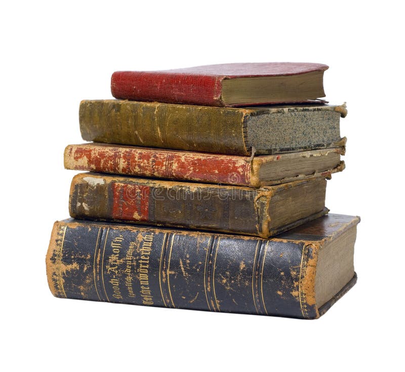 Stack of old books stock image. Image of inside, learning - 626953