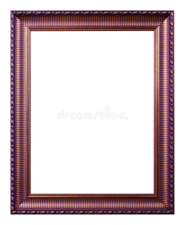 Violet Frame on Isolated Background. for Your Photography and Text ...