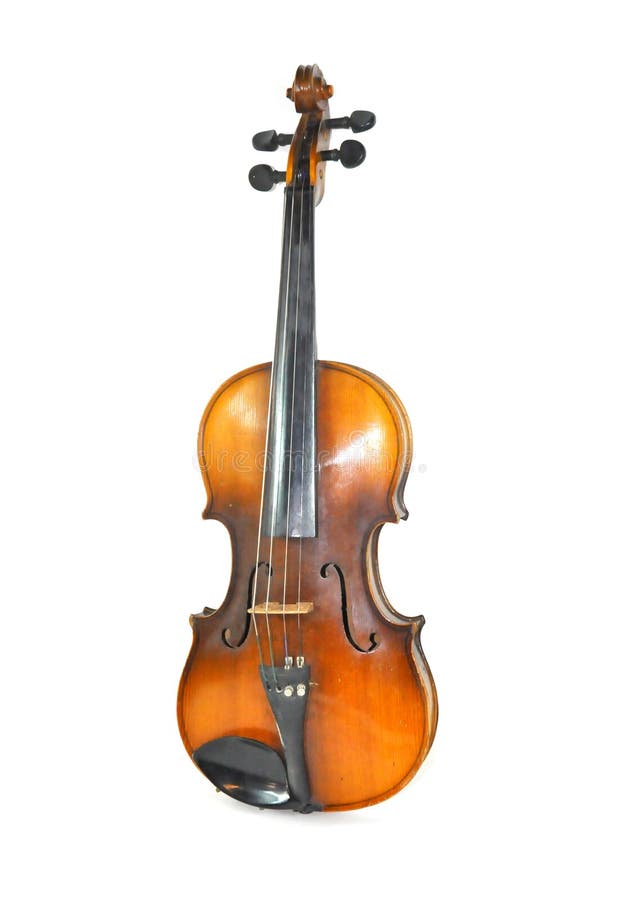 Antique Violin. Isolated White Background Antique Violin Stock Image ...