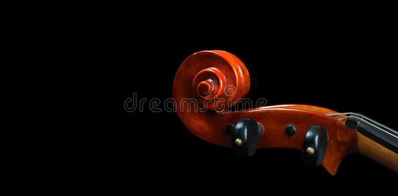 Antique Violin . Violin Neck Stock Image - Image of retro, dark: 203854699