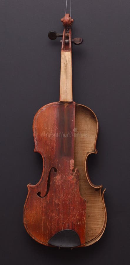 Antique Violin for Restoration Stock Image - Image of antique, violin ...