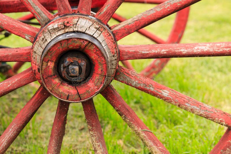 Antique Wagon Wheel stock image. Image of traditional - 35340309