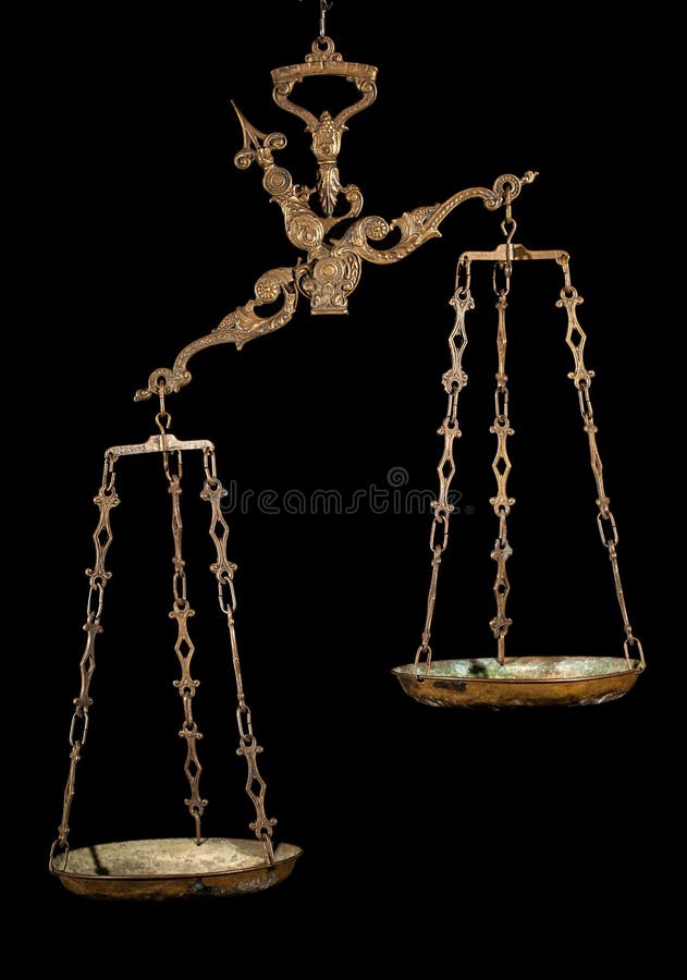 Antique Weighing Scale with Needle Dial Isolated Stock Image - Image of ...