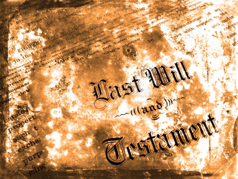 Antique Will stock photo. Image of dying, estate, official - 18723898
