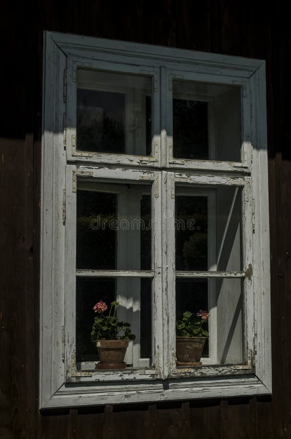 Antique window stock photo. Image of glazier, sill, wall - 95060178