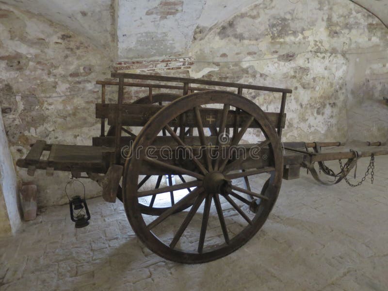 Antique Wood Carriage for daily and Working Use Editorial Stock Photo ...