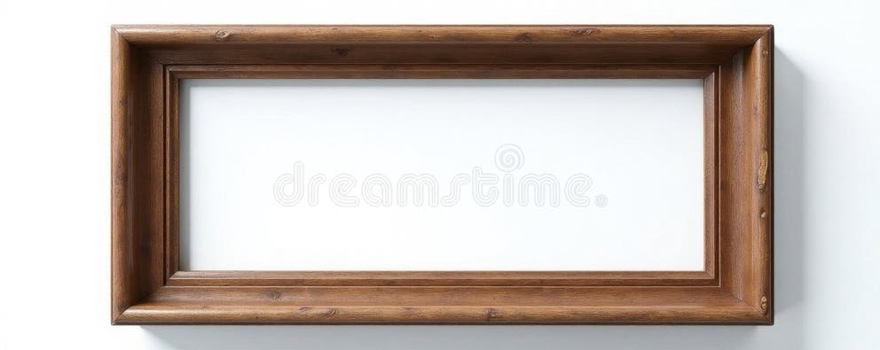 Antique Wooden Frame, Distressed, White Backdrop, Object, Frame Stock ...